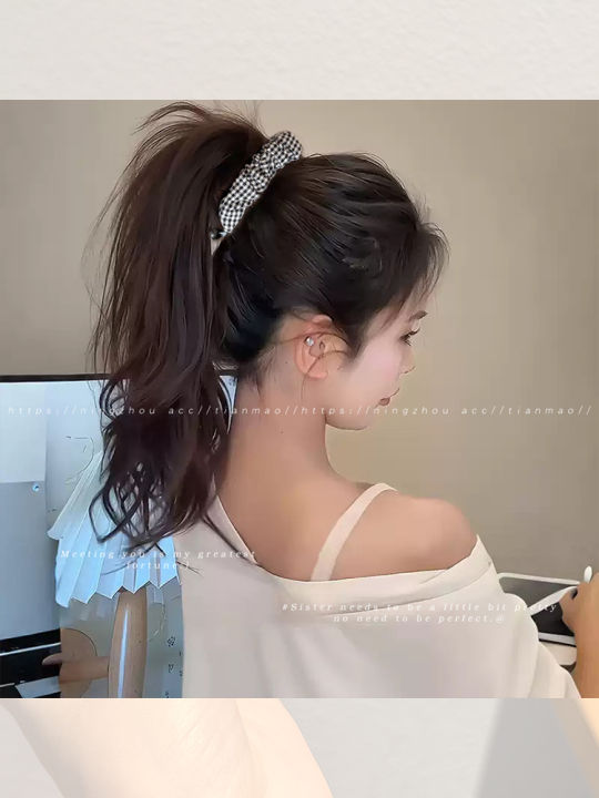 NING ZHOU | ติ่งผมลายเสือขนาดใหญ่สำหรับเก็บผม | Lazada.co.th