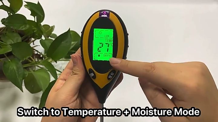 ININ Garden Meter 4-in-1 Soil PH Tester Moisture Meter Sunlight ...