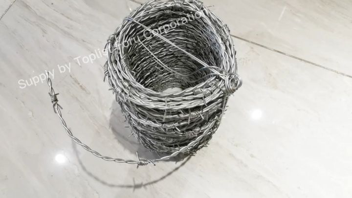 Oasissglivemall 10/50/100 Meters Steel Barbed Fence anti-climb steel ...