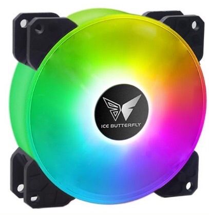 SNOWMAN FAN(ARGB) 9CM Cooling Fan (ใช้ต่อกับกล่องรีโมทCOOLMAN หรือ ...