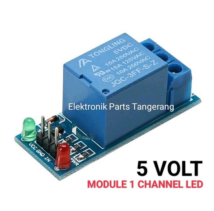 MODULE 1 CHANNEL LED 5 VOLT RELAY MODULE 1 CHANNEL LED RELAY MODUL 1 ...