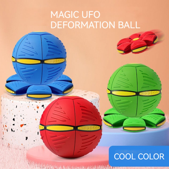 Magic Flying Saucer Ball UFO Deformation Disc Ball Decompression with 3 ...
