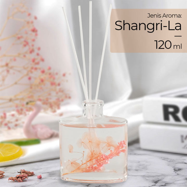 Pengharum Ruangan Aromaterapi Diffuser Rattan Stick 120ml Shangri-La ...