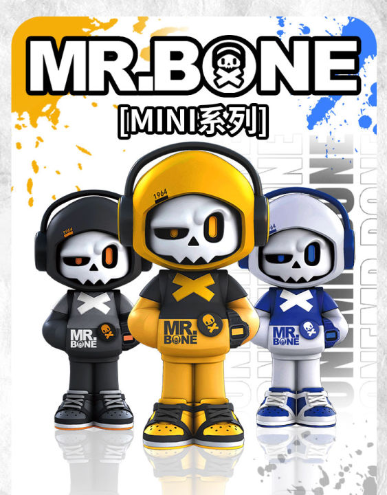 X11 TOYS MR.BONE Skeleton Hero Series MINI Blind Box(1/8) Action Figure Decoration Goth Toy ...