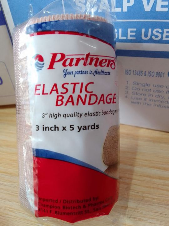 ELASTIC BANDAGE 3inch x 5 yards | Lazada PH