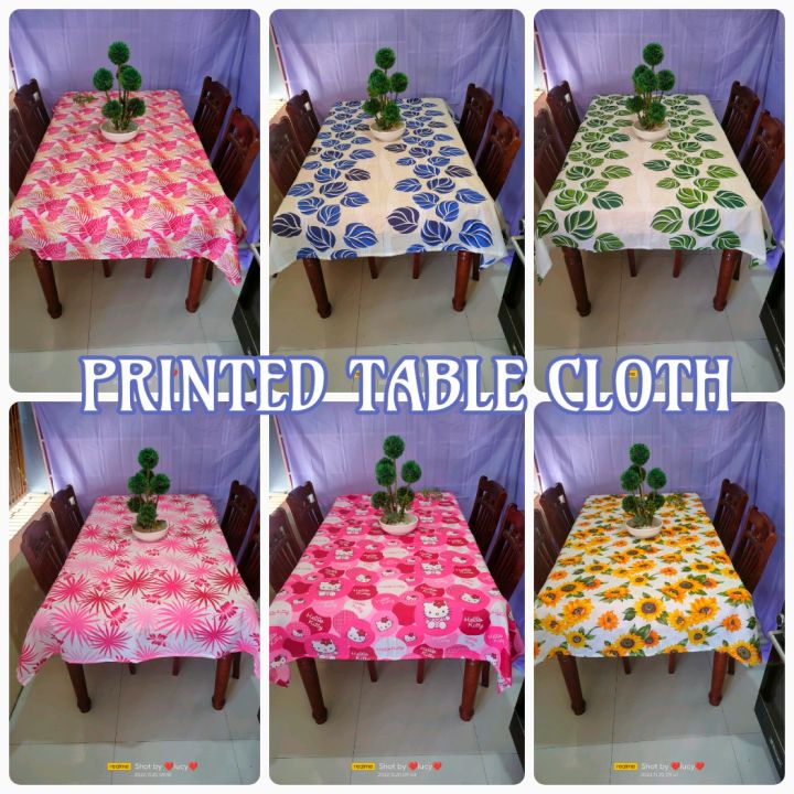 Printed Curtain Table cloths 4 6 8 12 seater | Lazada PH