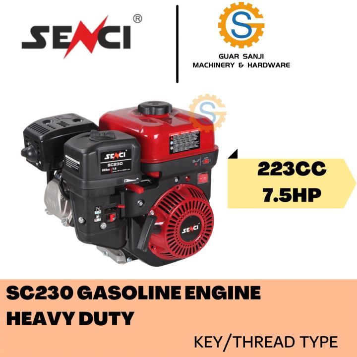SENCI SC230 223CC/7.5 HP GASOLINE ENGINE (HEAVY DUTY) | Lazada