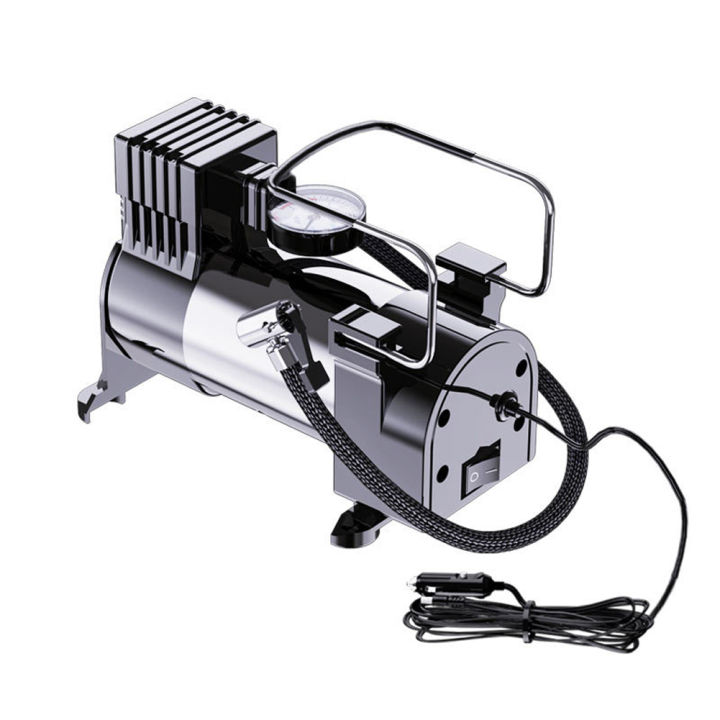 12V Electric Tire Inflator Cylinder Power System Auto Inflatable Pump ...