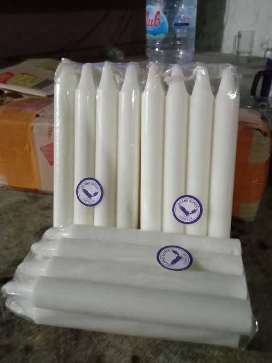 LILIN BESAR / LILIN ELANG SUPER / 1 pak isi 8 biji PANJANG 16CM DIAMETER 2CM | Lazada Indonesia