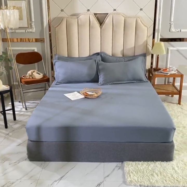 Premium Cotton Bedsheet (3in1 Cadar Queen/King) (2in1Cadar Single ...