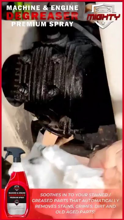 MIGHTY Machine & Engine DEGREASER PREMIUM SPRAY 120ml and 500ml | Lazada PH