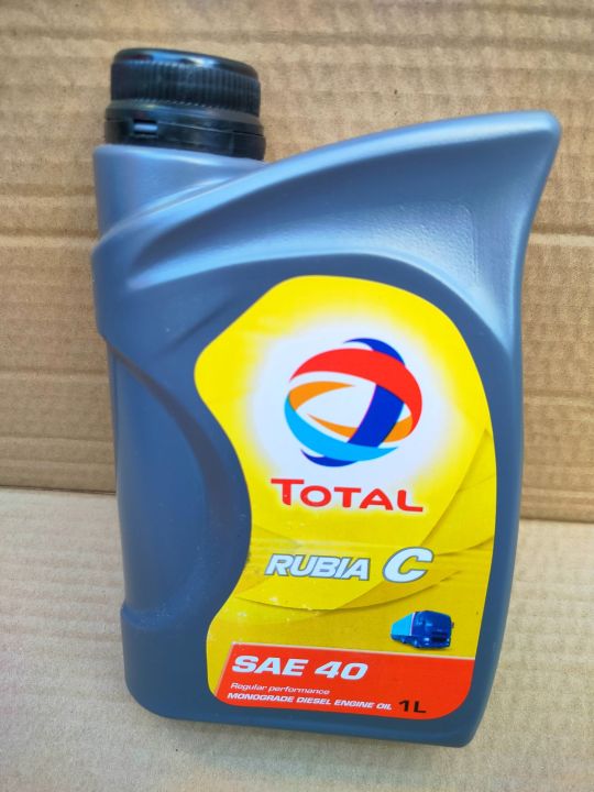 Total Rubia C Diesel Engine Oil (SAE 40) 1Liter | Lazada PH