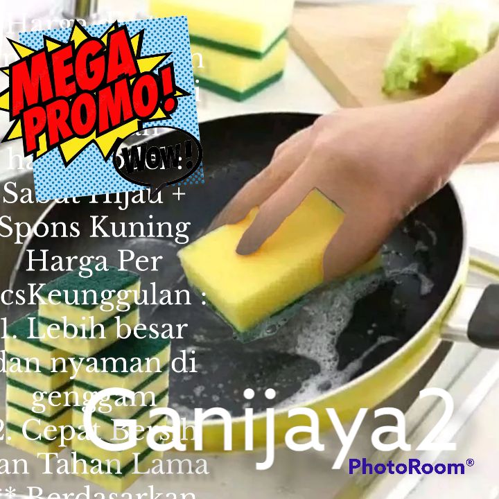 termurah harga ECER 1PCS SPON BUSA CUCI PIRING MURAH / SPON BUSA MURAH ...