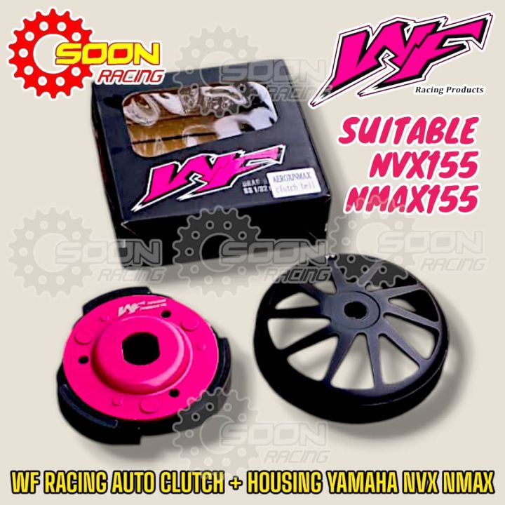 WF RACING NVX NMAX CLUTCH HOUSING BELL AUTO CLUTCH ESR RED LEO YAMAHA ...