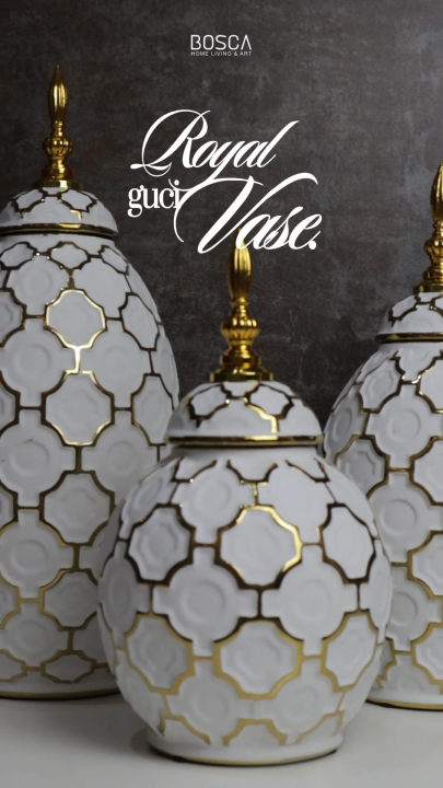 Bosca Living - Royal Guci Vase / Hiasan Pajangan Meja Guci Keramik ...
