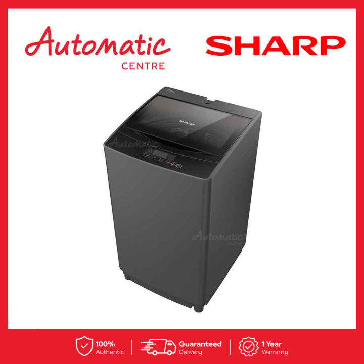 Sharp ES-JN08A9 8kg Top Load Washing Machine Plastic Body with 10 Wash Programs | Lazada PH