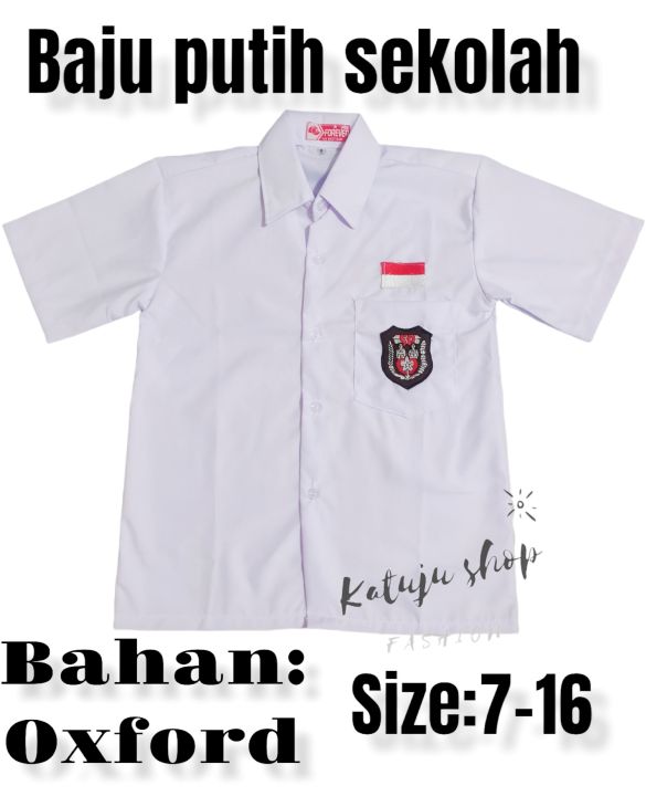 baju putih seragam sekolah SD lengan pendek usia 6-13 tahun kemeja ... baju putih seragam sekolah SD lengan pendek usia 6-13 tahun kemeja ...
