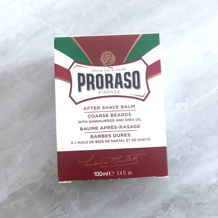 Proraso Proraso After Shave Balm for Men, Nourishing for Coarse Beards ...