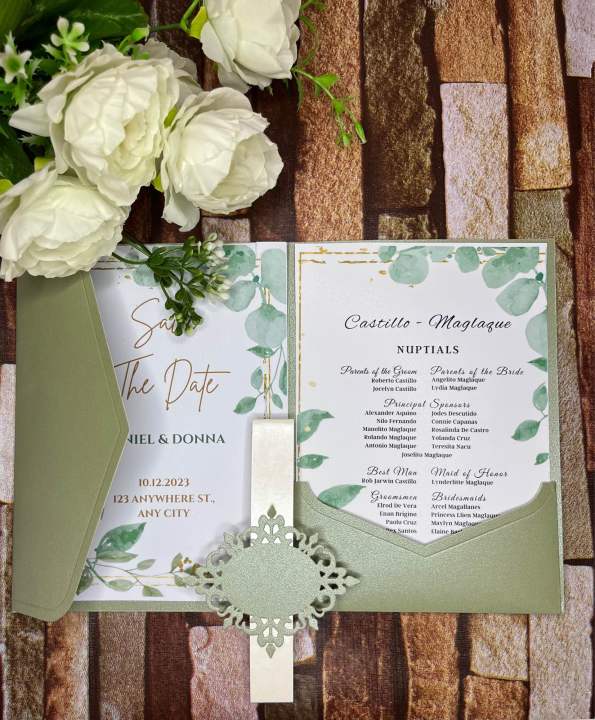 MMS 2.0 New!! 5x7inches (Fit to 5R) Design 1Trifold Design Lasercut ...