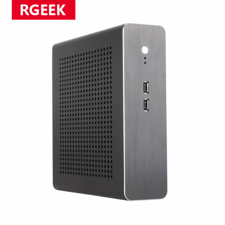 RGEEK G60 Chassis All Aluminum Mini case HTPC ITX Power USB2.0 Desktop ...