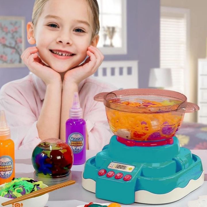 Mainan anak magic water sprites hot pot jelly DIY waterscape playset ...