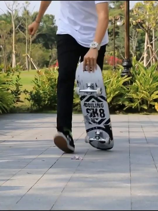 Skateboard 60/80CM beginner skateboard outdoor children teenagers adult ...