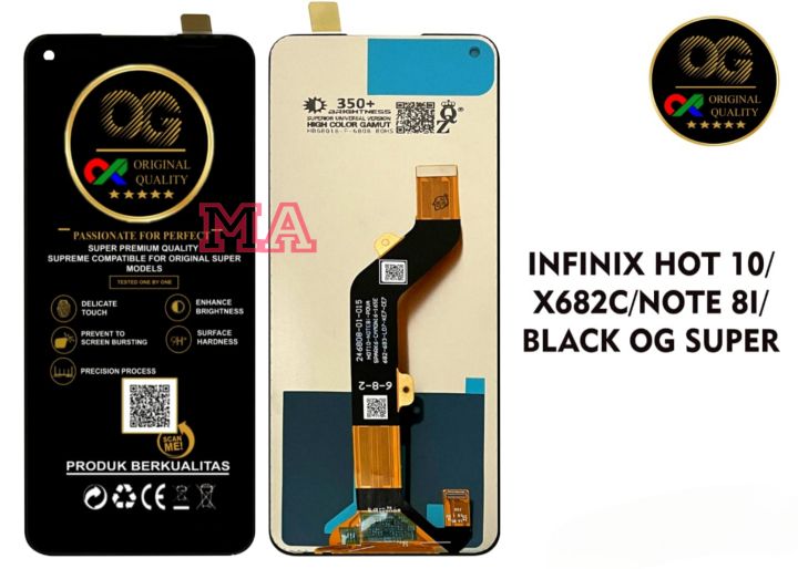 LCD INFINIX HOT 10/X682C/NOTE 8I LCD TOUCHSCREEN ORIGINAL | Lazada ...