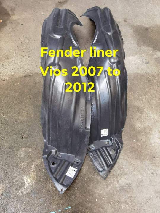 Fender liner Toyota Vios Gen 2 Batman 2007 to 2012 SET left and right ...