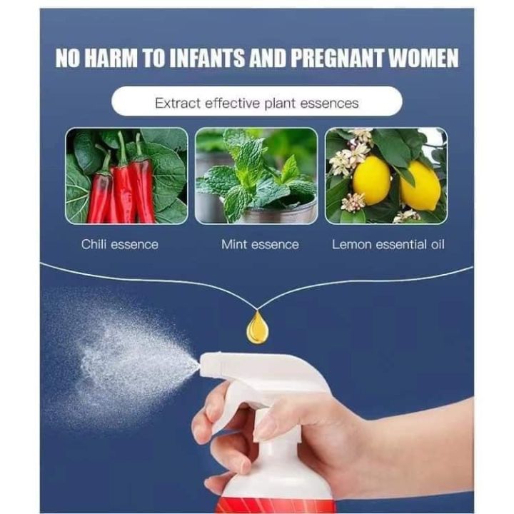 HomeAce Rat Repellent spray 500ml Deratization Cream Gel Rodent ...