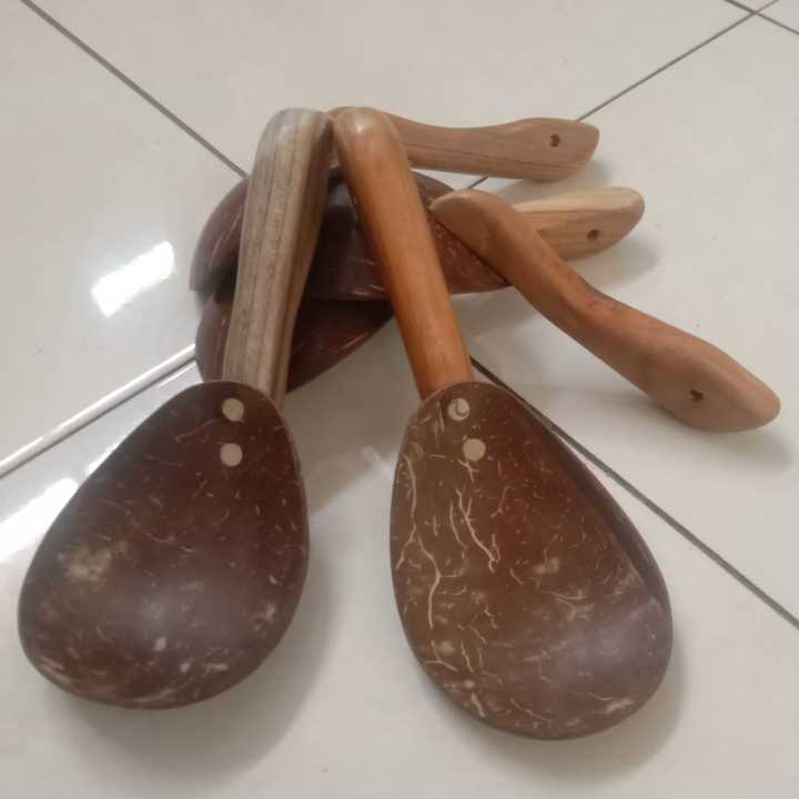 centong nasi/centong kayu tempurung kelapa | Lazada Indonesia