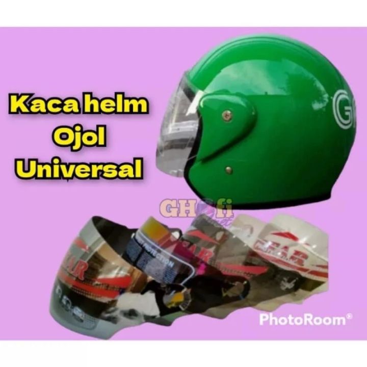 KACA HELM GRABE / VISOR HELM OJOL / KACA HELM GOJEC | Lazada Indonesia