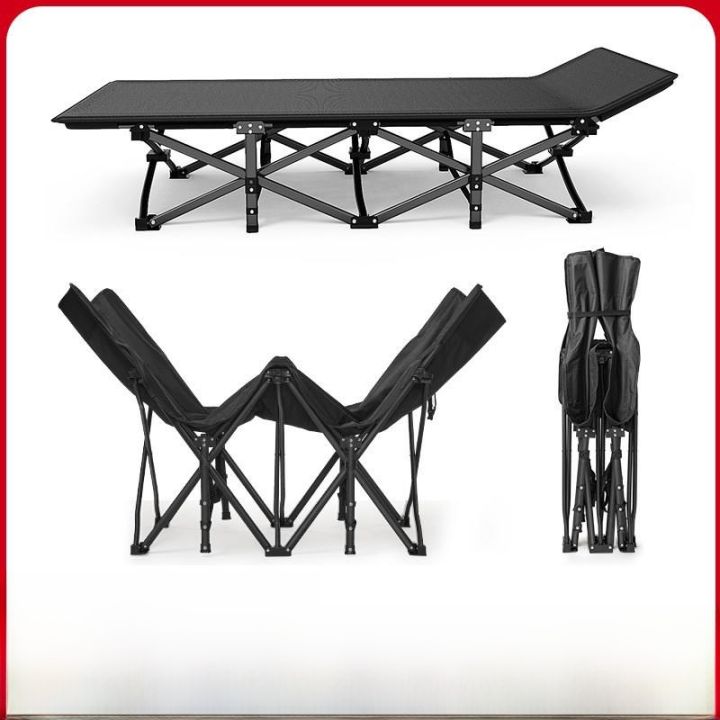 Simple Folding Camping Bed Outdoor Office Nap Bed Single Person ...