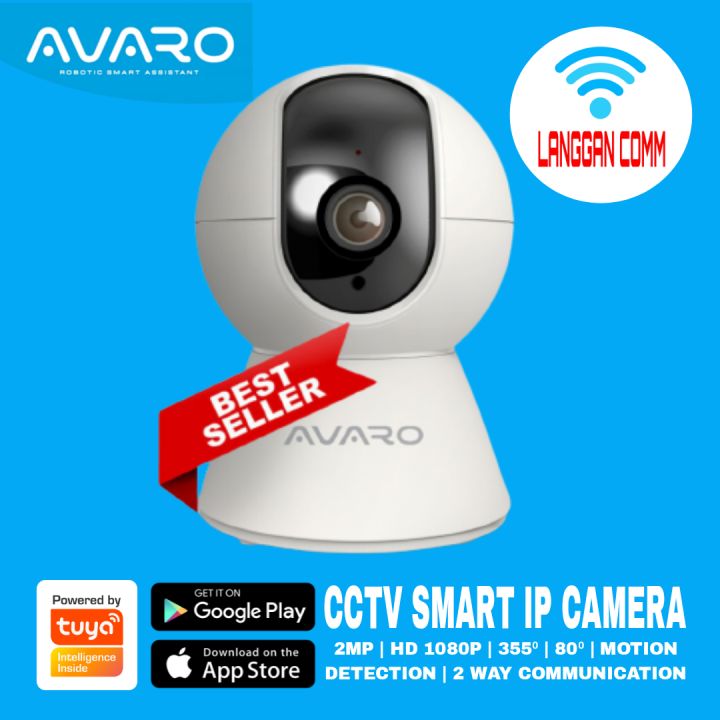 Avaro Ip Cam Cctv Wifi Indoor Avaro Ip Camera Cctv Indoor Kamera Wifi Smart Ip Camera Avaro PTZ ...