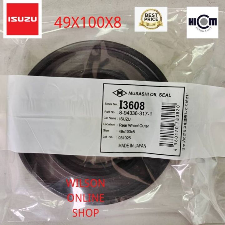 Hicom 4.3,Isuzu NPR,Isuzu NPR71,Isuzu NPR PRO Rear Wheel Axle Oil Seal ...