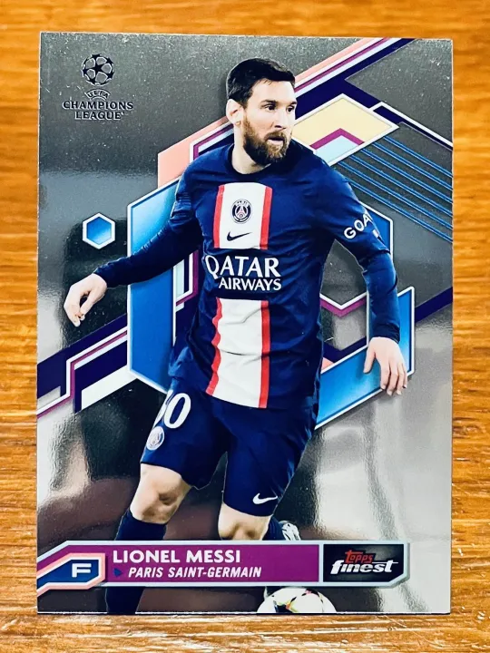 Lionel Messi ⚽️ เมสซี่ ⚽️ การ์ดสะสมฟุตบอล ⚽️ TOPPS FINEST CHROME CARD ...