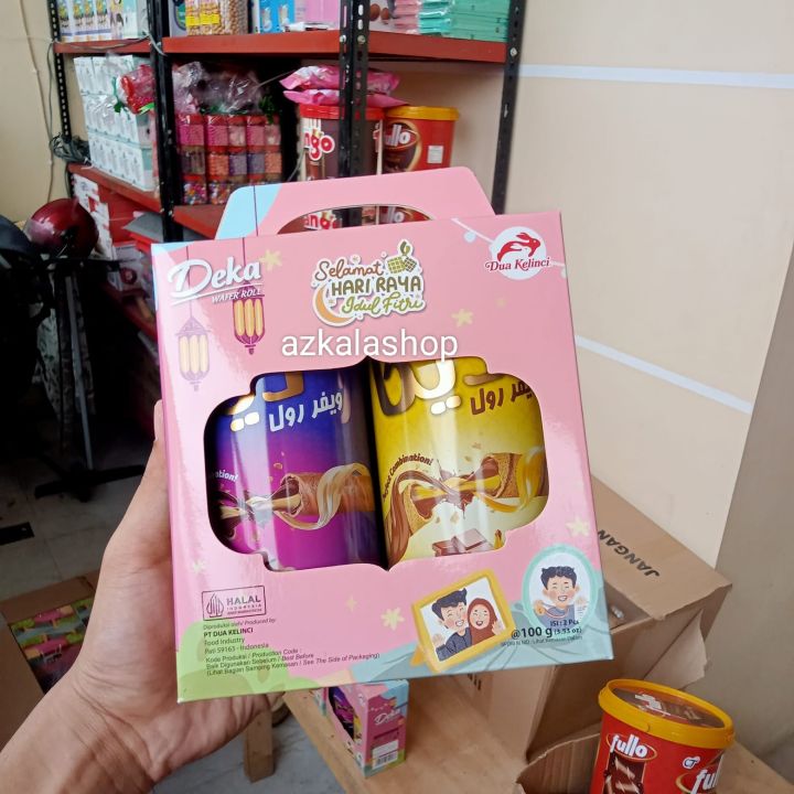 DEKA WAFER ROLL 2 IN 1 ISI 2 KALENG SPESIAL IDUL FITRI | Lazada Indonesia