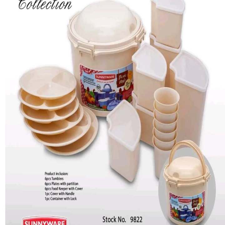 SUNNY WARE 20 IN 1 PICNIC MATE SET #9822 | Lazada PH
