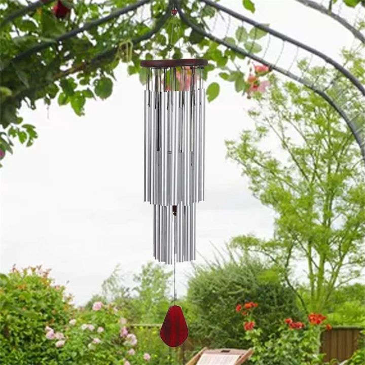 27 Tubes Handmade Large Wind Chimes for Outside Tuned Hummingbird ...