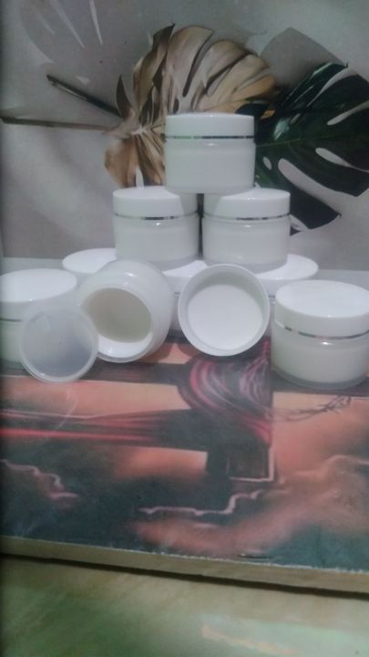 (50pcs) Pot Cream 15 Gram Double PK Putih List Silver | Lazada Indonesia