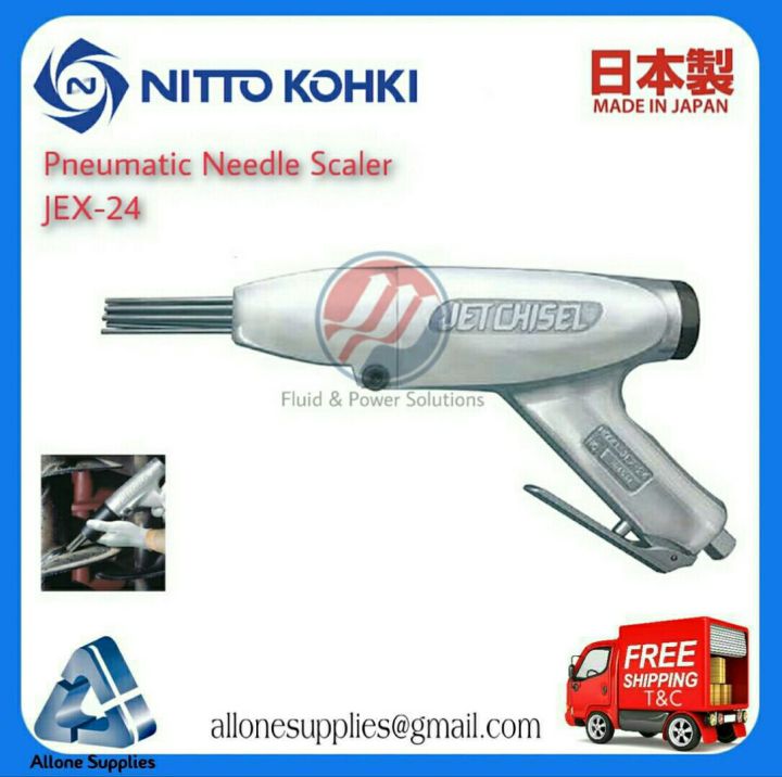 Genuine "Nitto Kohki" Jet Chisel JEX-24 , " Made in Japan" Needle ...