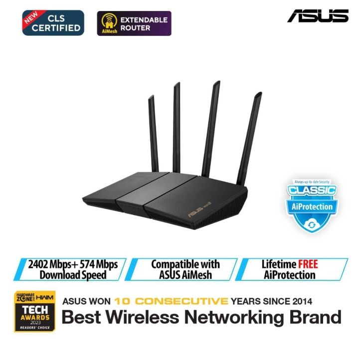 [SG SELLER] Asus AX3000 RT-AX3000P Wifi 6 Router Next Gen Smart Dual ...