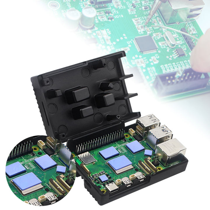 Raspberry Pi 5 trường hợp Raspberry Pi 5 vỏ nhôm dễ dàng để cài đặt ...