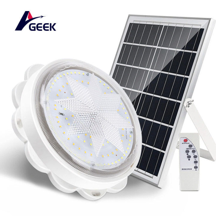 GEEK Solar light 1000W Solar ceiling light Solar outdoor light with ...
