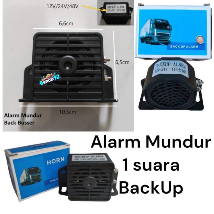 Alarm Mundur Mobil Backup 1 Suara 12 Volt | Lazada Indonesia