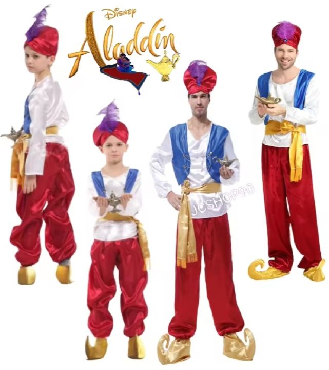 Book character Alladin costume for kids and adult | Lazada PH