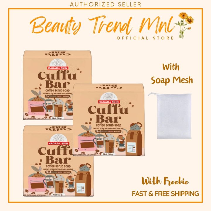 Cuffu Bar Coffee Scrub Soap by Magara Skin | Lazada PH