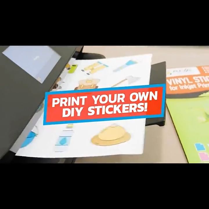 Yasen Vinyl Sticker Paper for Printing Glossy Waterproof A3/A4 Size ...