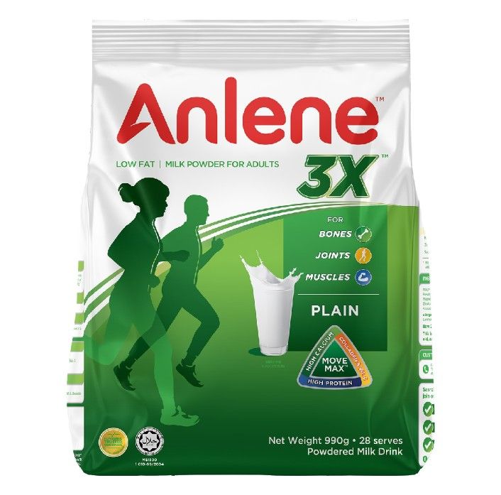 Anlene 3X Adult Milk Powder Plain 900g (Exp Jan 2025) | Lazada PH