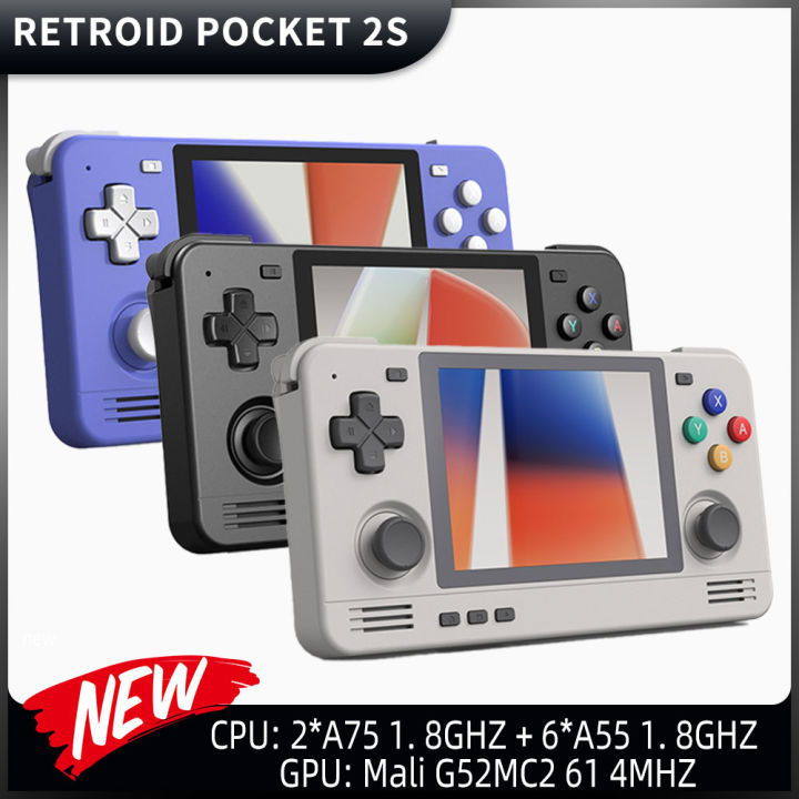 ใหม่ retroid Pocket 2S หน้าจอสัมผัส3.5นิ้วเครื่องเล่นเกมมือถือแอนดรอยด์ ...