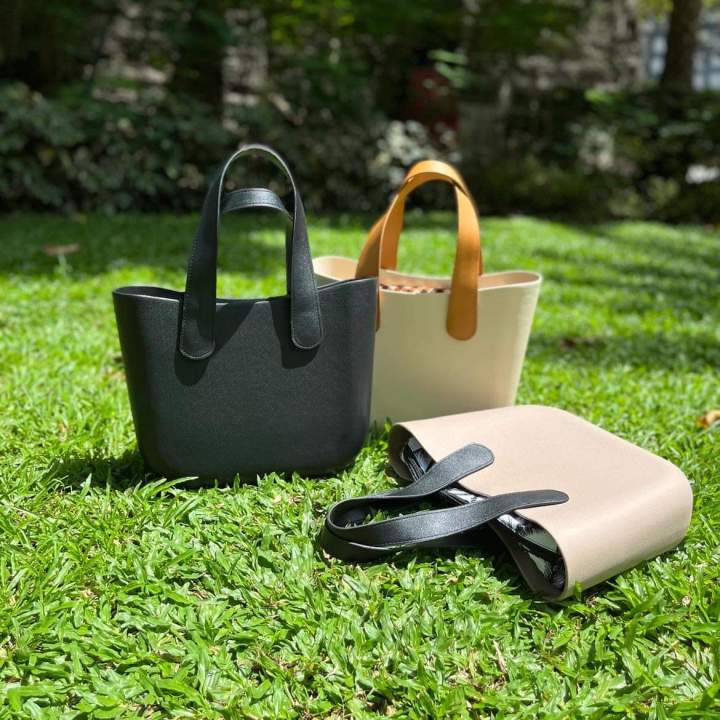 EVA Bag Collection - Neutrals | Eva Bag | Silicone Bag | Beach Bag | O ...